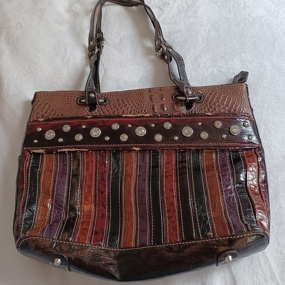 M.C | Bags | Multiple Colors Mc Shoulder Bag With Rhinestones | Poshmark